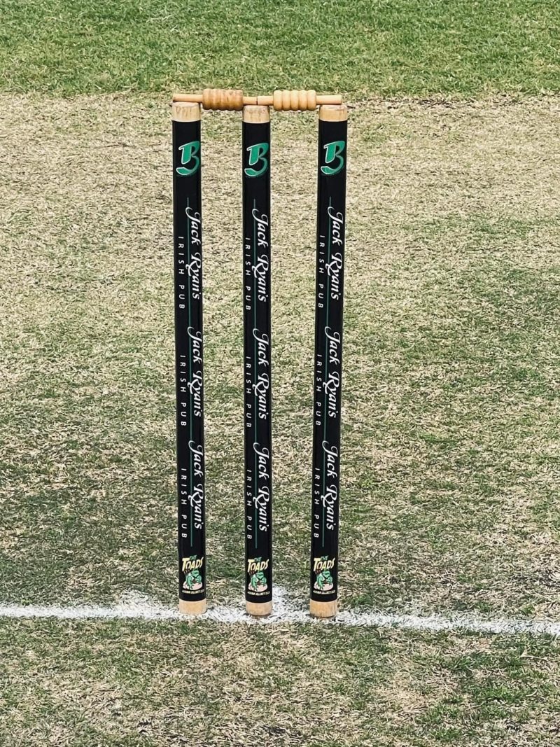 Custom Club Stump and Sticker Set – Prenter Cricket