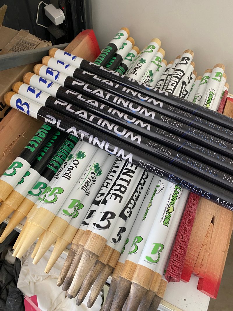 Custom Club Stump and Sticker Set – Prenter Cricket