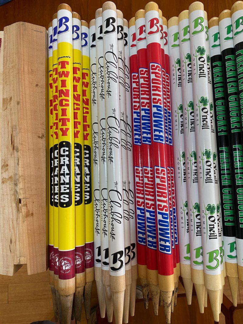 Custom Club Stump and Sticker Set – Prenter Cricket